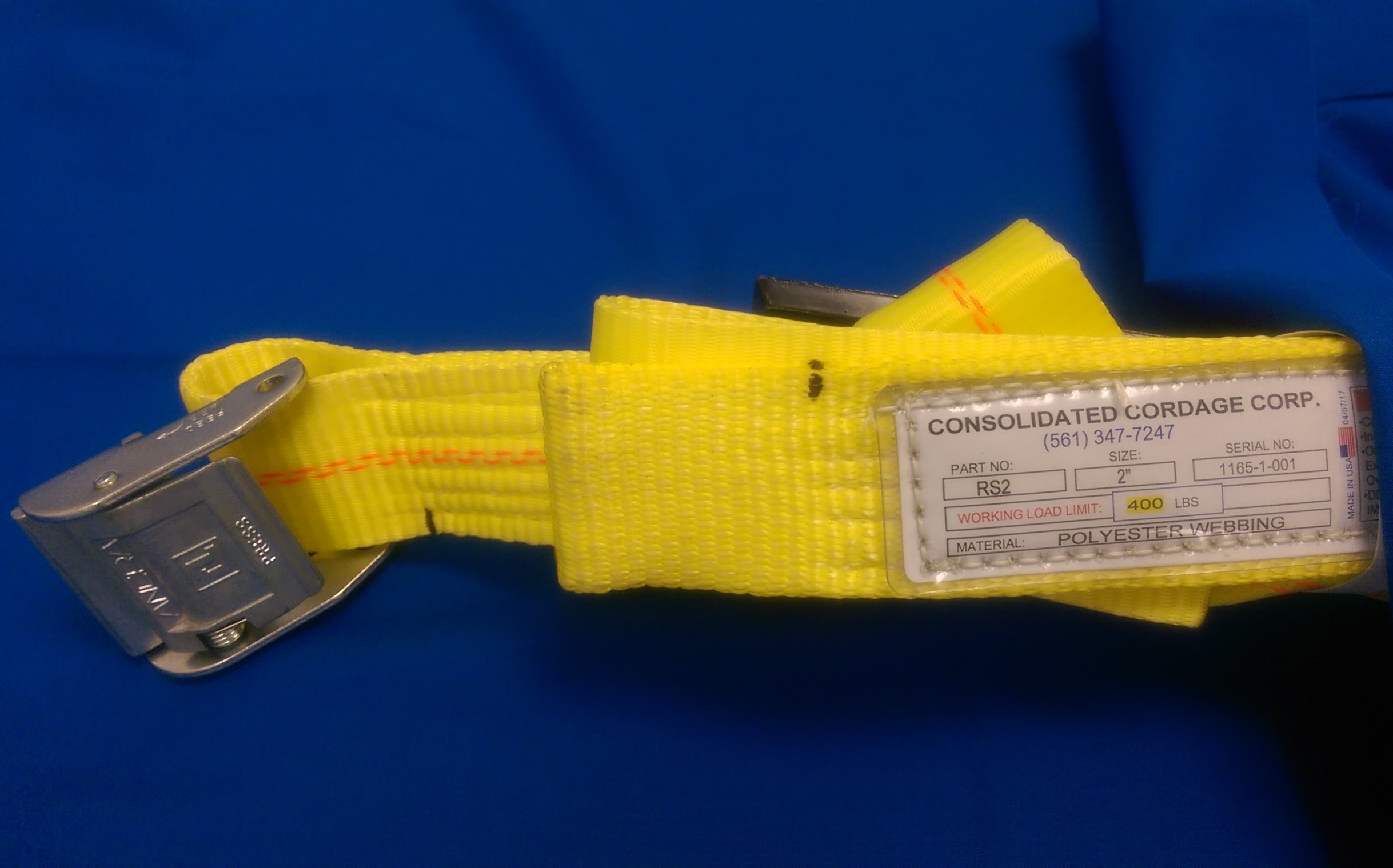 Item # Adjustable Ratchets On Consolidated Cordage Corp.